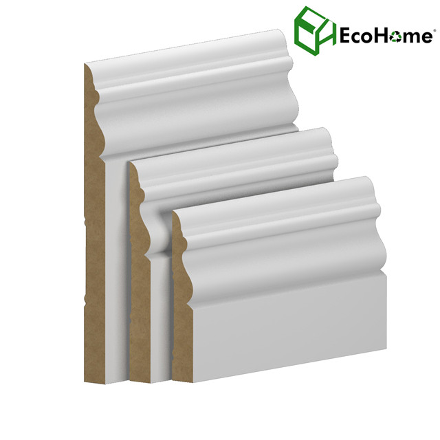 Primed Baseboard Moulding - Buy wall base, white skirting, white ...