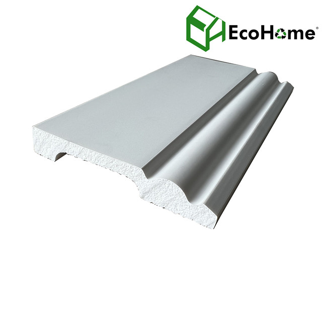 Polystyrene White Baseboard Moulding - Buy Wall Base Flooring Trim ...